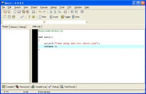 Hướng dẫn Dev-C++ căn bản - sinhvientot.net
