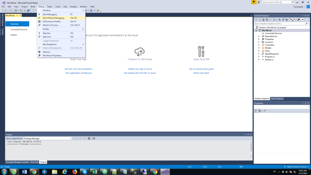 Aspnet Core Mvc Hướng Dẫn Tạo Project Aspnet Core Mvc Cho Người Mới P1