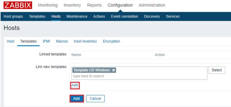 Zabbix monitoring network 3: Add Host Windows vào Zabbix - sinhvientot.net
