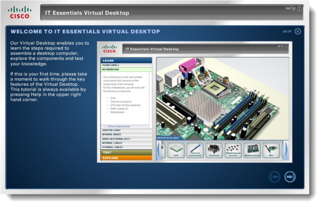 Giới thiệu phần mềm IT Essentials Virtual Desktop - sinhvientot.net